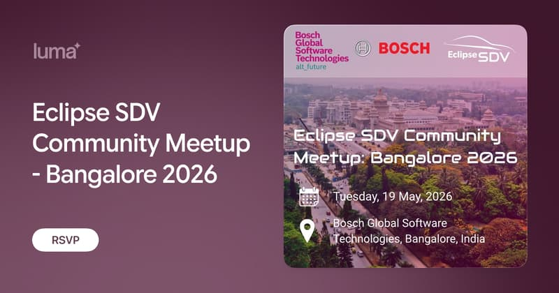 Eclipse SDV – Open Source Automotive Software Platform